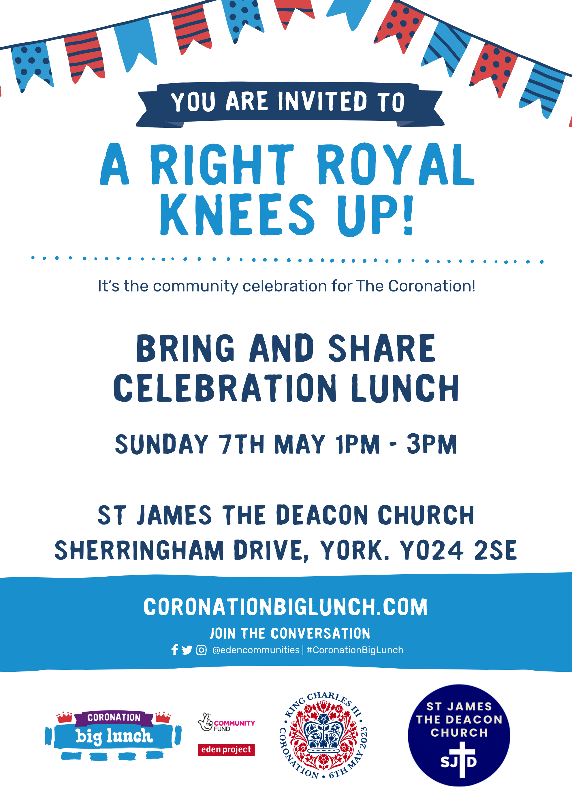 Coronation Big Lunch, Sunday 7th May – St James the Deacon Church